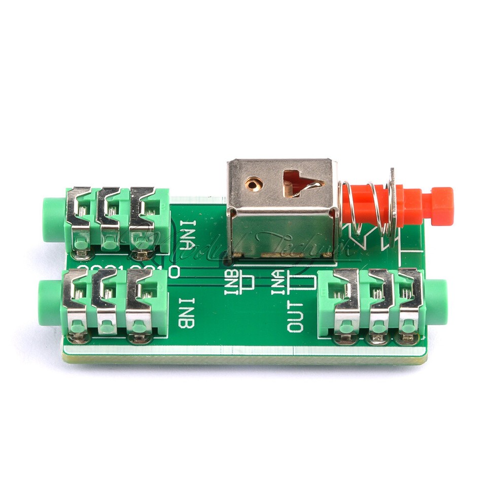 Audio 3.5mm Switching Board Audio Input A/B Group Input Switch Select ...