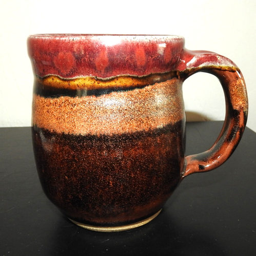 Studio Art Pottery Drip Glazed Coffee Mug Bend Oregon Maker's Mark | eBay