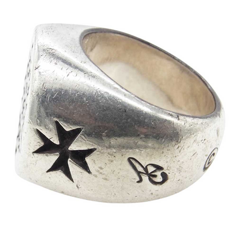 BWL Bill Wall Leather Sterling Silver 925 "B" Crown Signet Seal Ring US ...