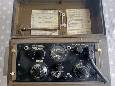 WW2 Canadian Military Wireless Set 58 WS58 Mk1 Radio 1943 dated | eBay UK