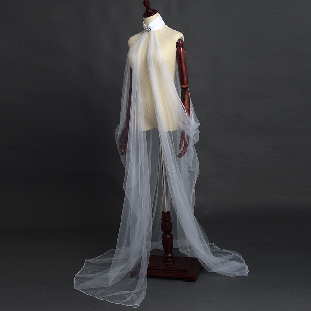 Medieval Elf Cape Wedding Dress Cloak Princess Elven Collared Cape For ...