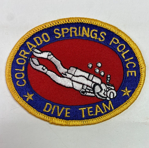 Colorado Springs Police Dive Team Colorado Underwater Patch C6 | eBay