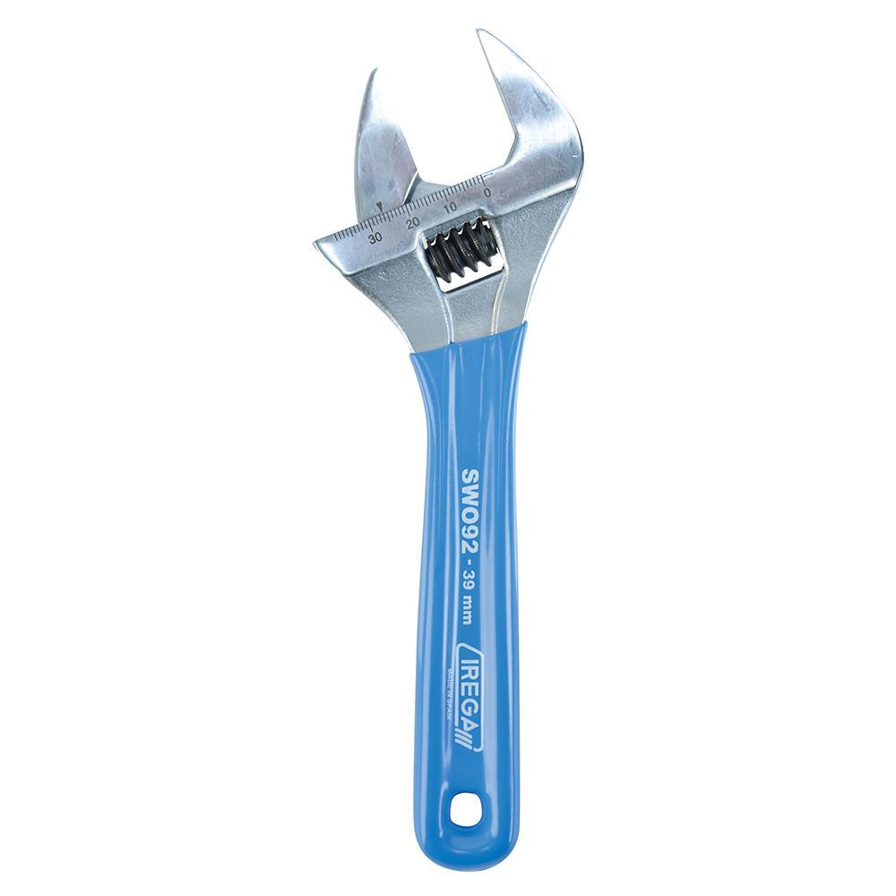 8", 10", or 12" Super Wide Opening Color Grip Adjustable Wrench SWO-92 ...