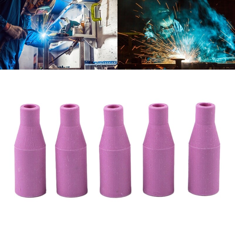 5 Pcs/Set Welding Torch Accessories MB15AK MIG/MAG Ceramic Nozzle ...