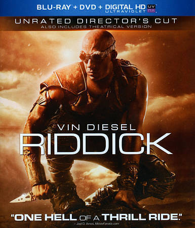 Riddick (Blu-ray/DVD, 2014, 2-Disc Set, Unrated Includes Digital Copy ...