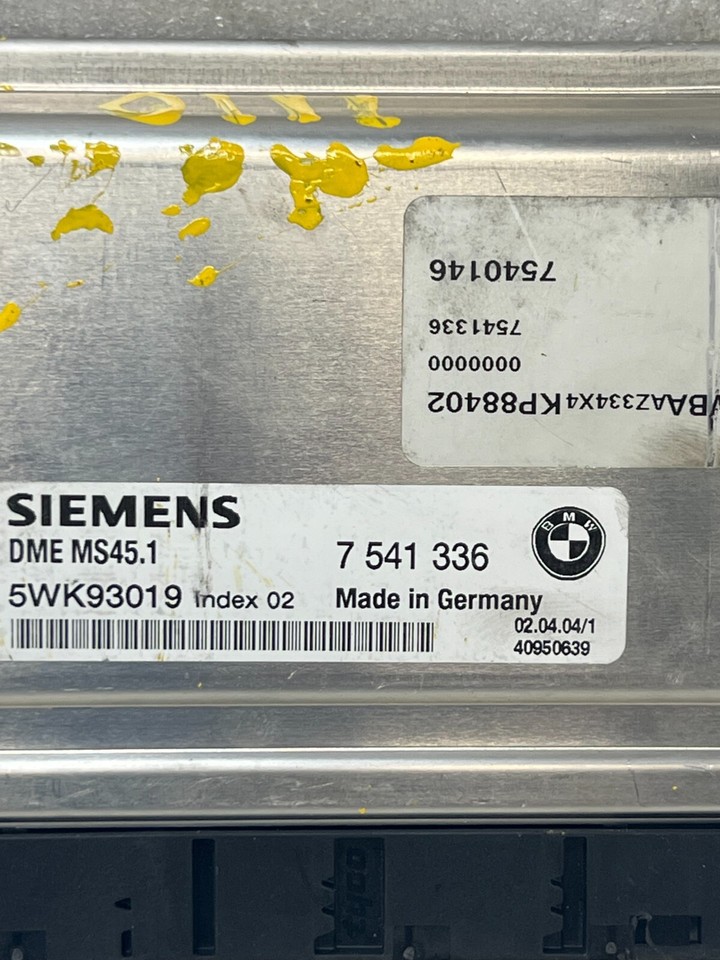 2004 BMW 325i ECU ECM Engine Control Module 7 541 336 OEM (1110 M) | eBay