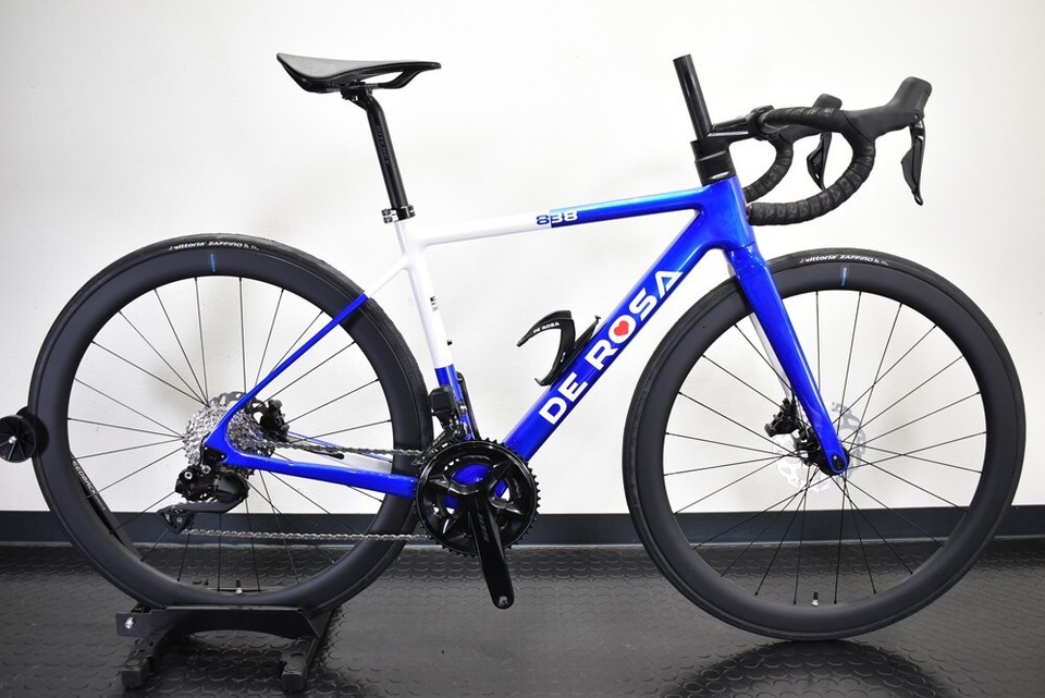 2023 DEROSA ROADBIKE 838 DISK Frame Set Blue White Glossy 50 size | eBay