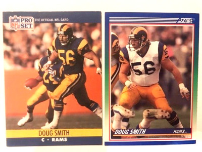 NFL - Doug Smith 1990 Pro Set & 1990 Score Football - Rams | eBay