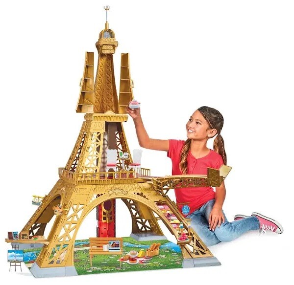 Miraculous Ladybug Paris Eiffel Tower Headquarters Playset 50 Inch Tall ...