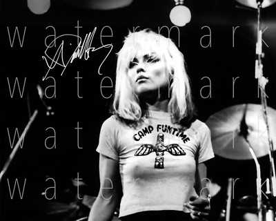 Deborah Debbie Harry Blondie signed 8X10 print photo picture poster ...