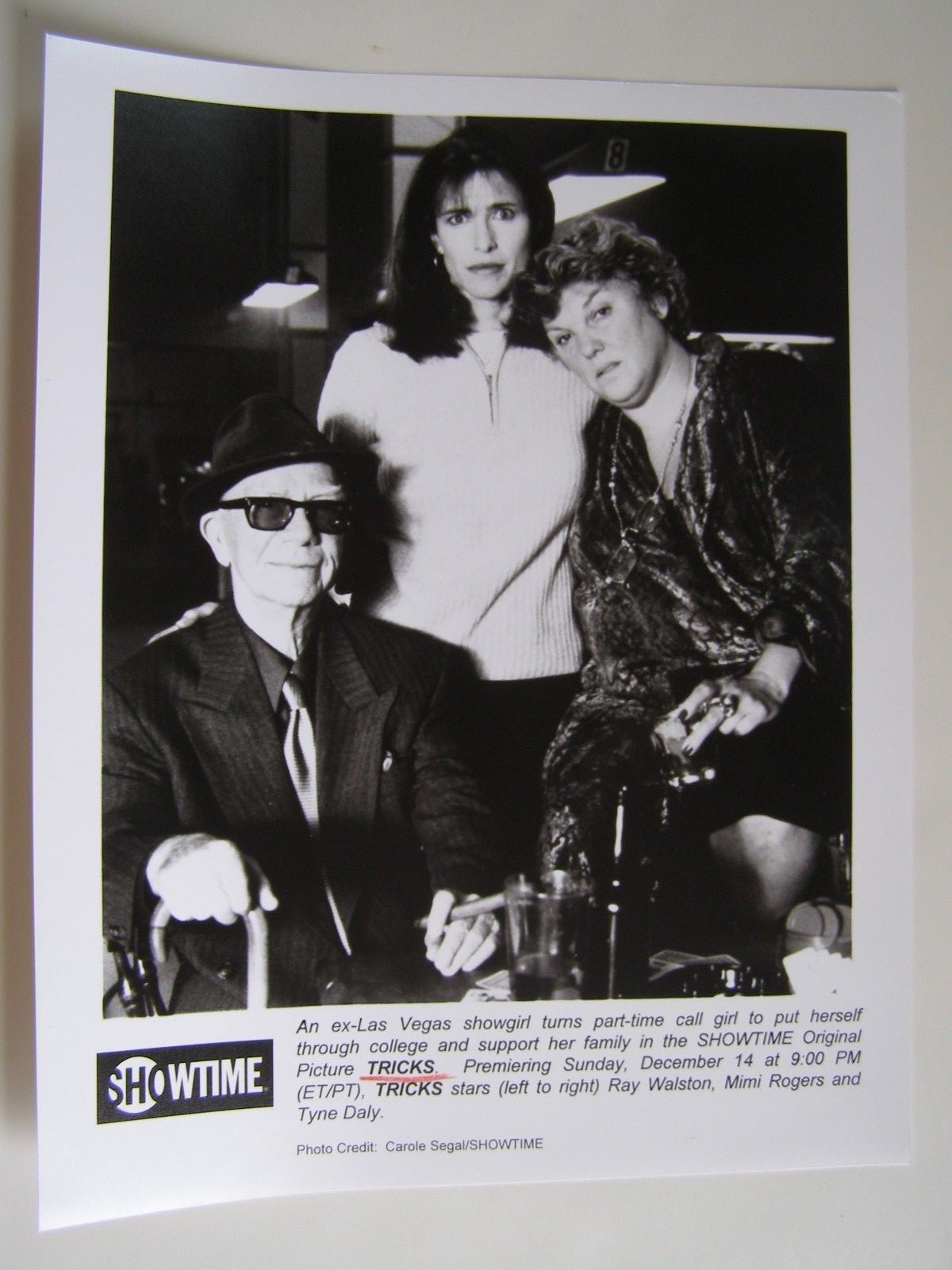Vintage Glossy Press Photo 1997 Tricks Ray Walston, Mimi Rogers and ...