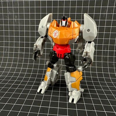 Transformers Robots in Disguise Gold Armor GRIMLOCK Complete 2015 RID ...