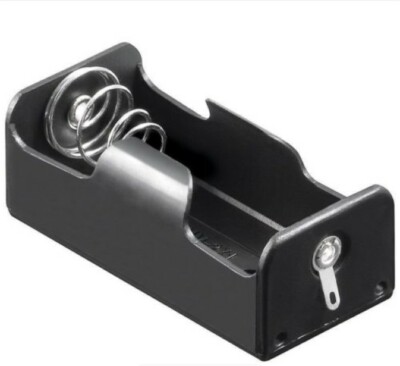 Contenitore per Pile Portapile Batteria 1/2 TORCIA Contatti Saldare | eBay