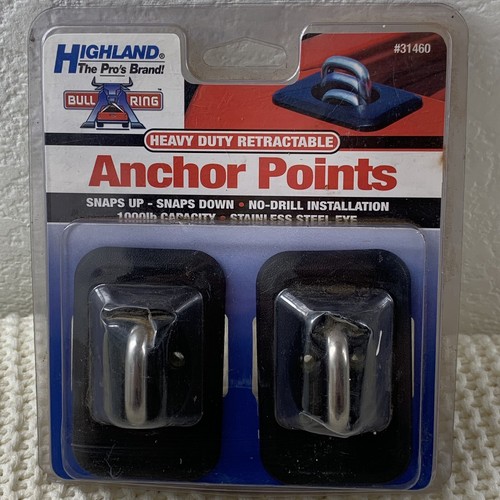 Highland Heavy Duty Retractable Anchor Points #31460 Bull Ring NIP | eBay