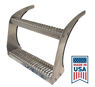 Peterbilt 23" Fuel Tank Steps - Complete Kit, Fits All Models | eBay