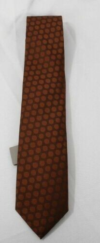 NEW TOM FORD Necktie SILK Brown Circles on Brown Stripes TFN91 | eBay