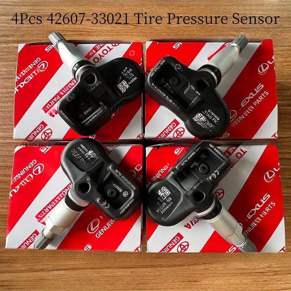 OEM 4X 42607-33021 TPMS PMV-107J For Toyota Lexus TIRE PRESSURE MONITOR ...