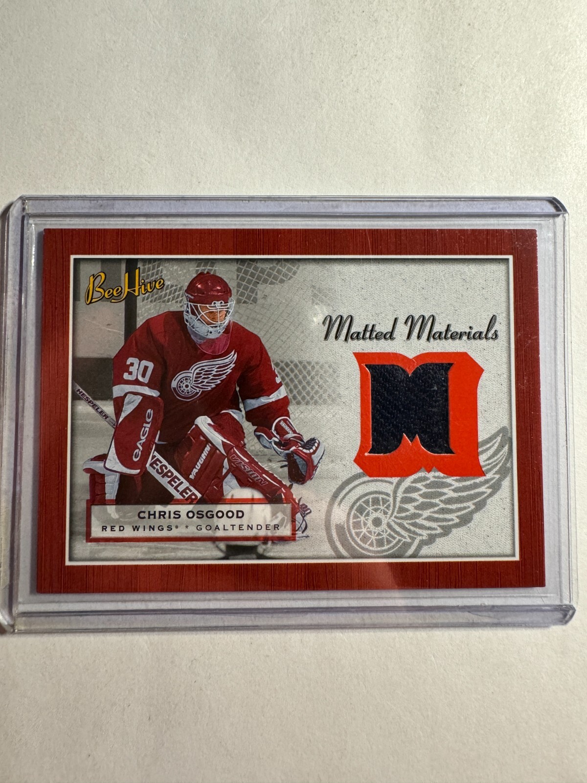 K172,681 - 2005-06 Beehive Matted Materials #MMCO Chris Osgood Jersey ...