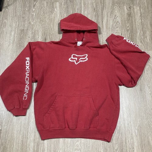 Fox Racing Sweater M 90s 00s Y2k Grunge Racer Dirt Biker Moto Pullover ...