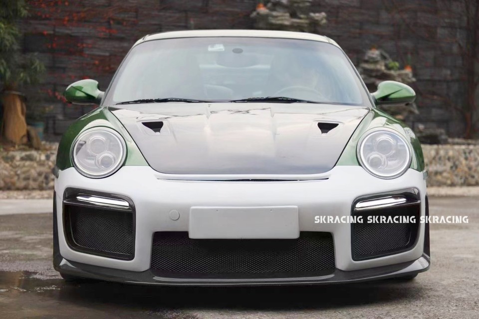 Fits Porsche 911 997 Carrera 2006-2011 Upgrades GT2 RS Bumper Spoiler ...