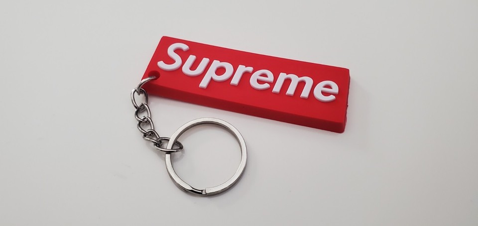 Supreme Logo Custom Keychain | eBay