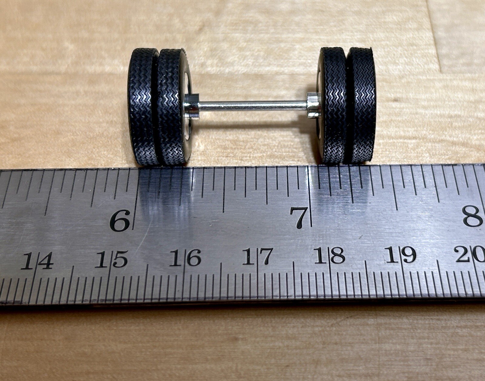 Dcp 1/64 Wheels with center hub 4 Wheel & Tire Axle sets for kenworth ...