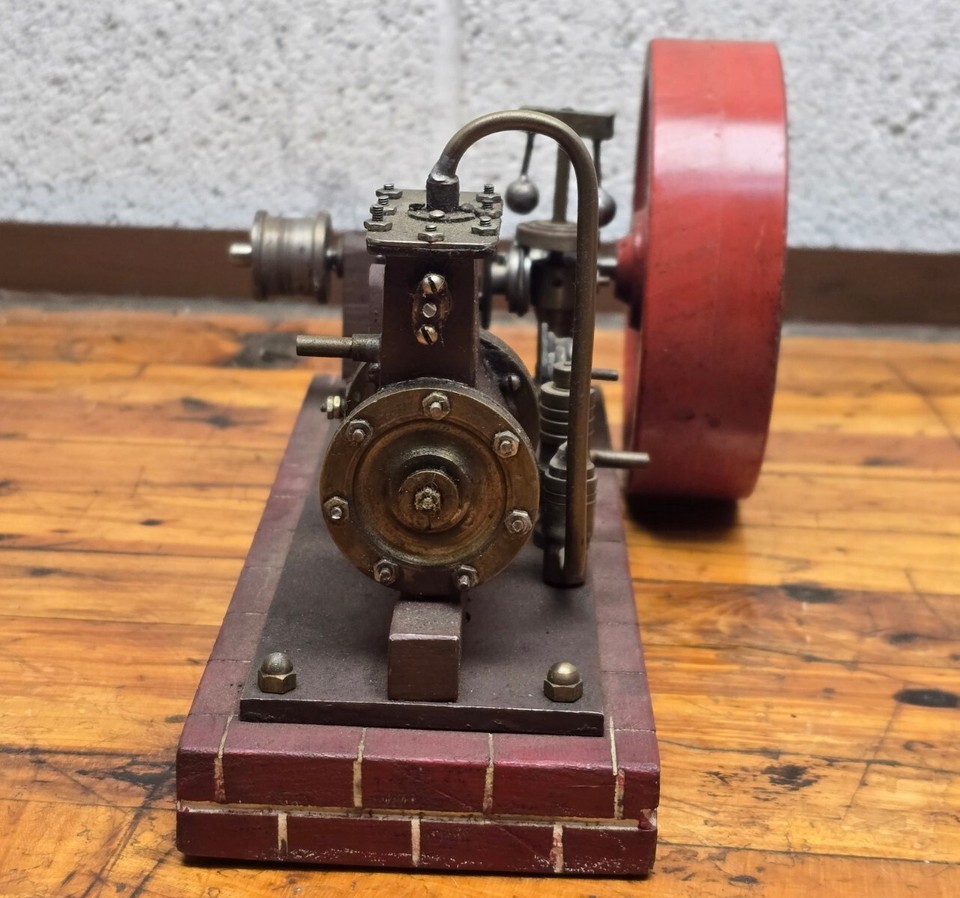 Vintage Horizontal Piston Steam Engine Model High Quality Handmade | eBay