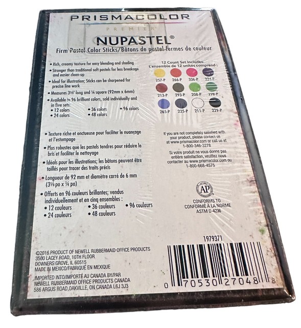 Prismacolor Premier 12 Nupastel Firm Pastel Color Sticks 27048 for sale ...