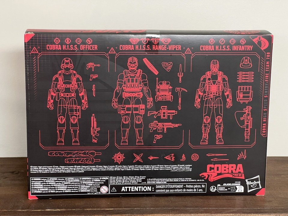 G.I. Joe Classified Series #110 Cobra Hiss Fire Team 788 Hasbro New in ...