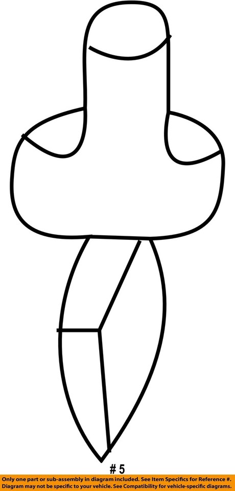 GM OEM 09-11 Achieva Bumper Components-Bumper Cover Retainer 5973400 | eBay