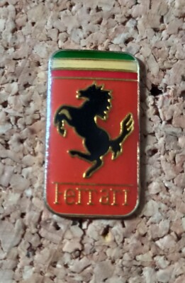 Pin's Ferrari Cheval Voiture Logo Marque Emblème Vintage Pins ...