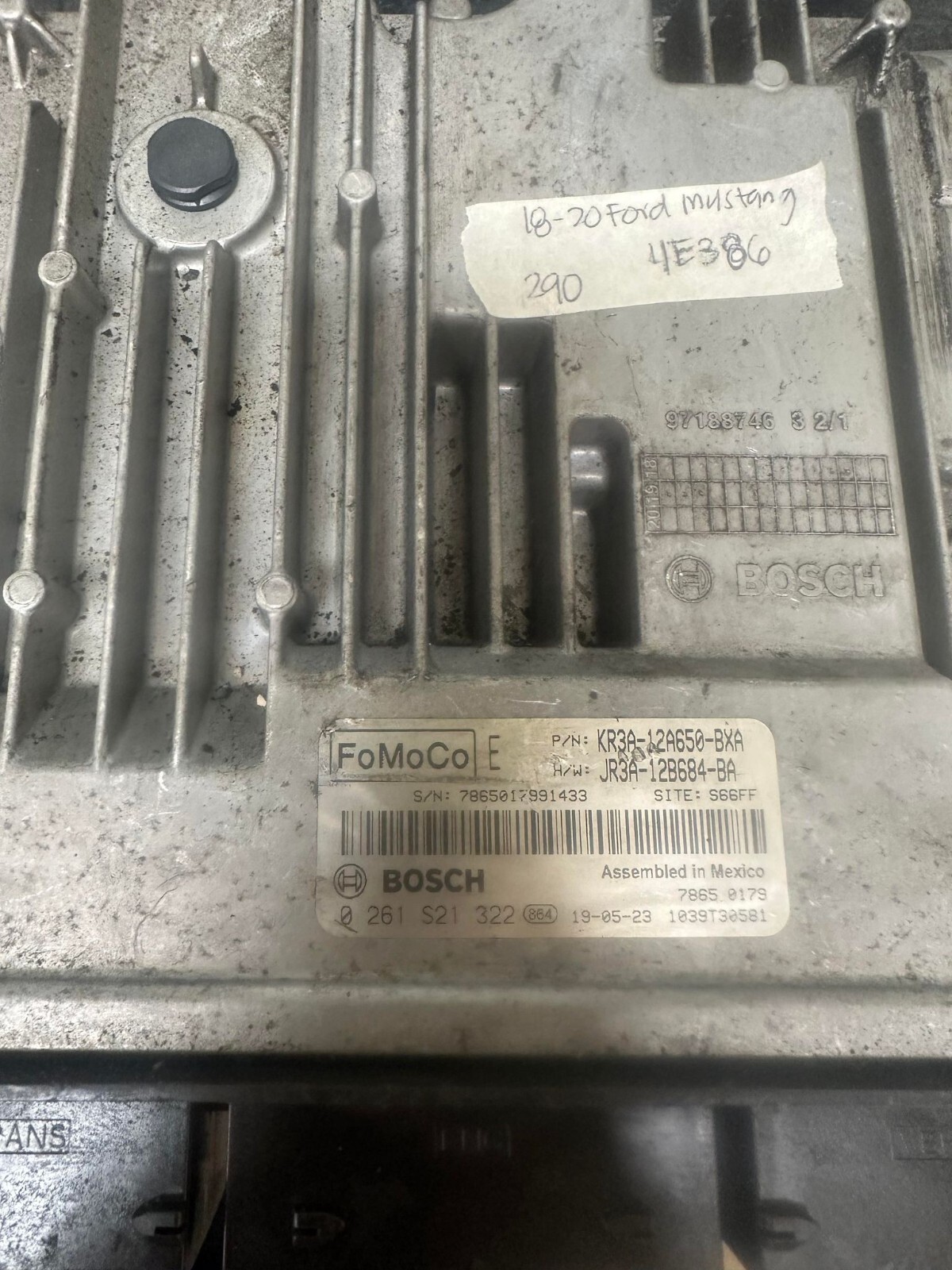 KR3A-12A650-BXA Ford Mustang ecm ecu computer 2018-2020 | eBay