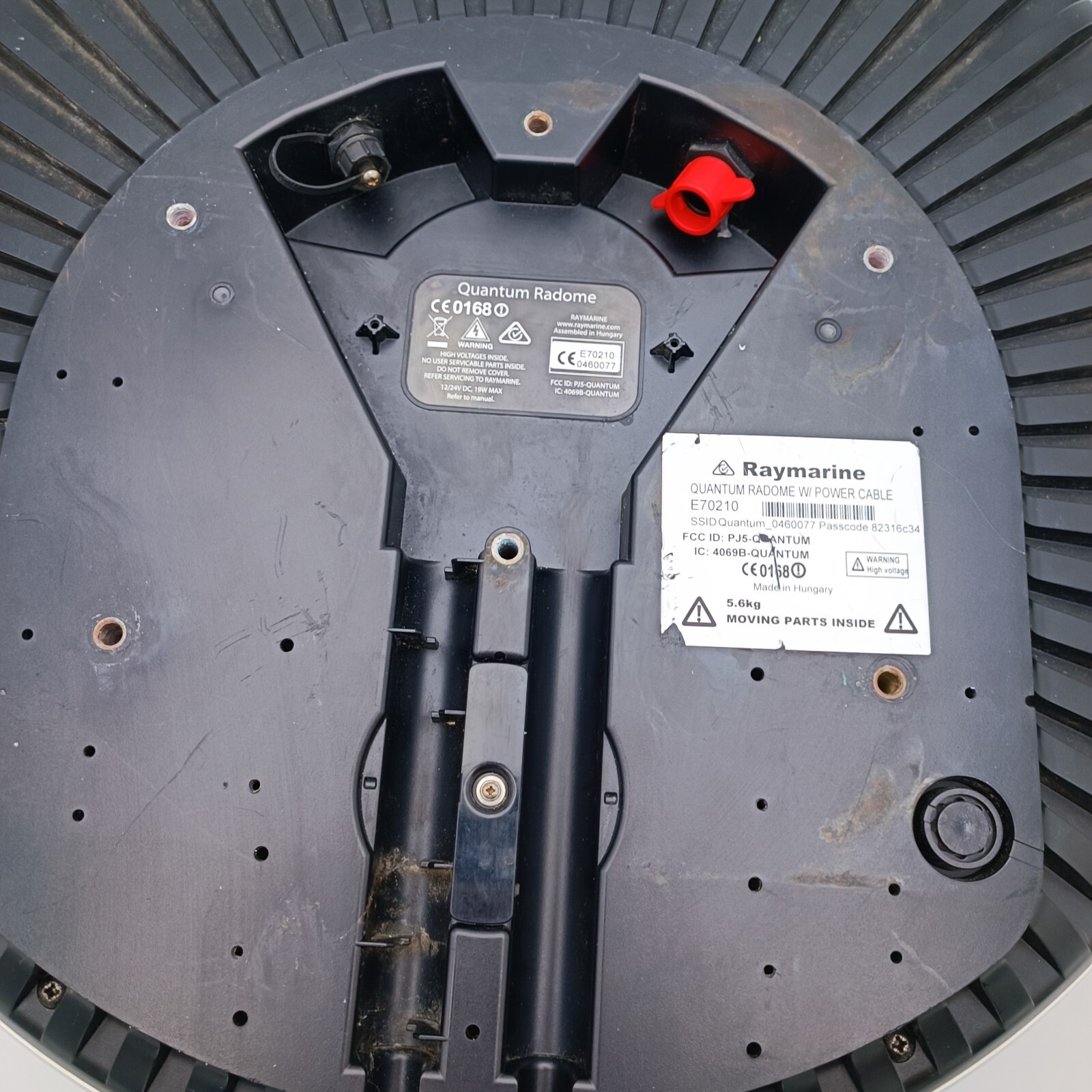 Raymarine Quantum Q24C Radar Scanner Radome w/ Wi-Fi & Ethernet E702100 ...