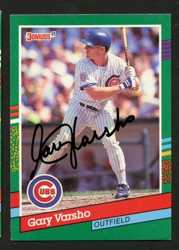 Gary Varsho #671 signed autograph auto 1991 Donruss Baseball Trading ...