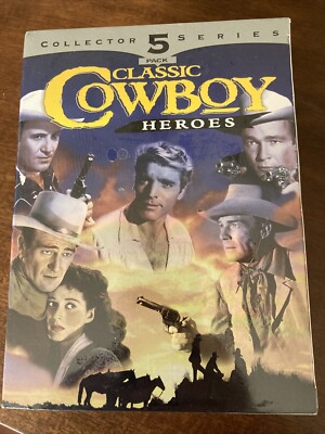 Classic Cowboy Heroes Movies Collector 5 Pack VHS Box Set Captain ...