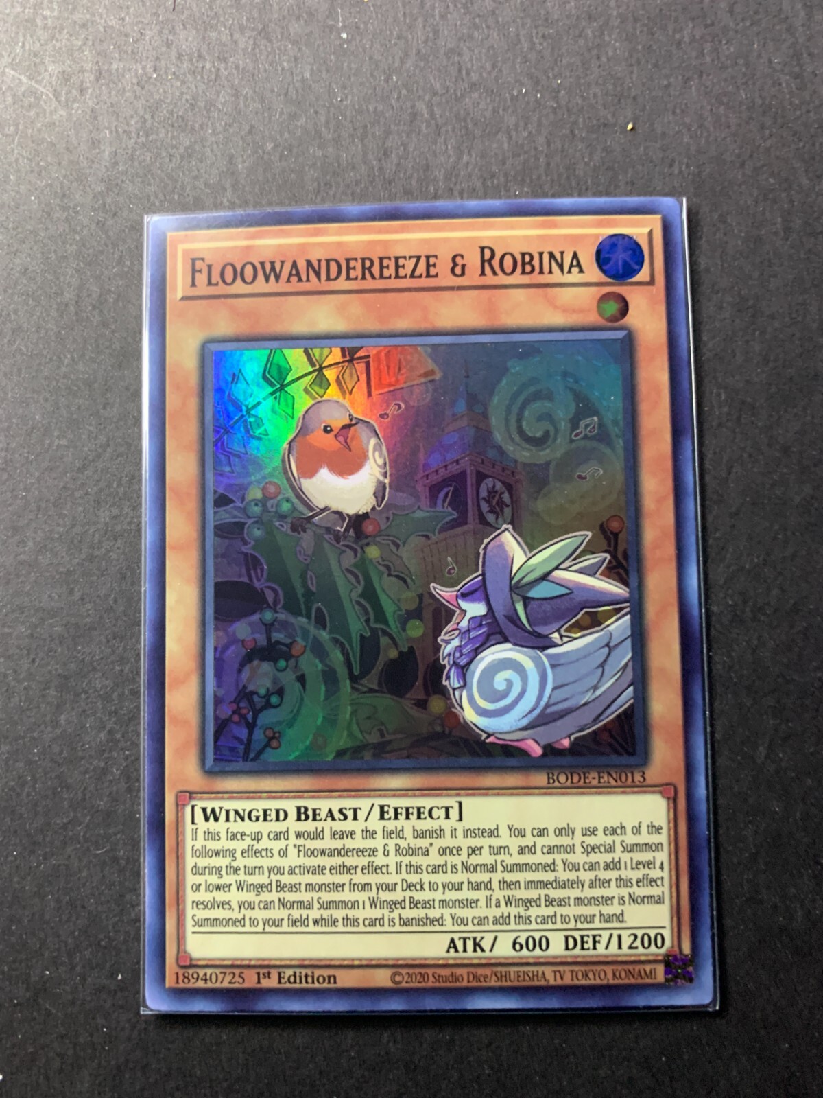 Yugioh - Floowandereeze & Robina (Super Rare) (1st Edition) - BODE ...