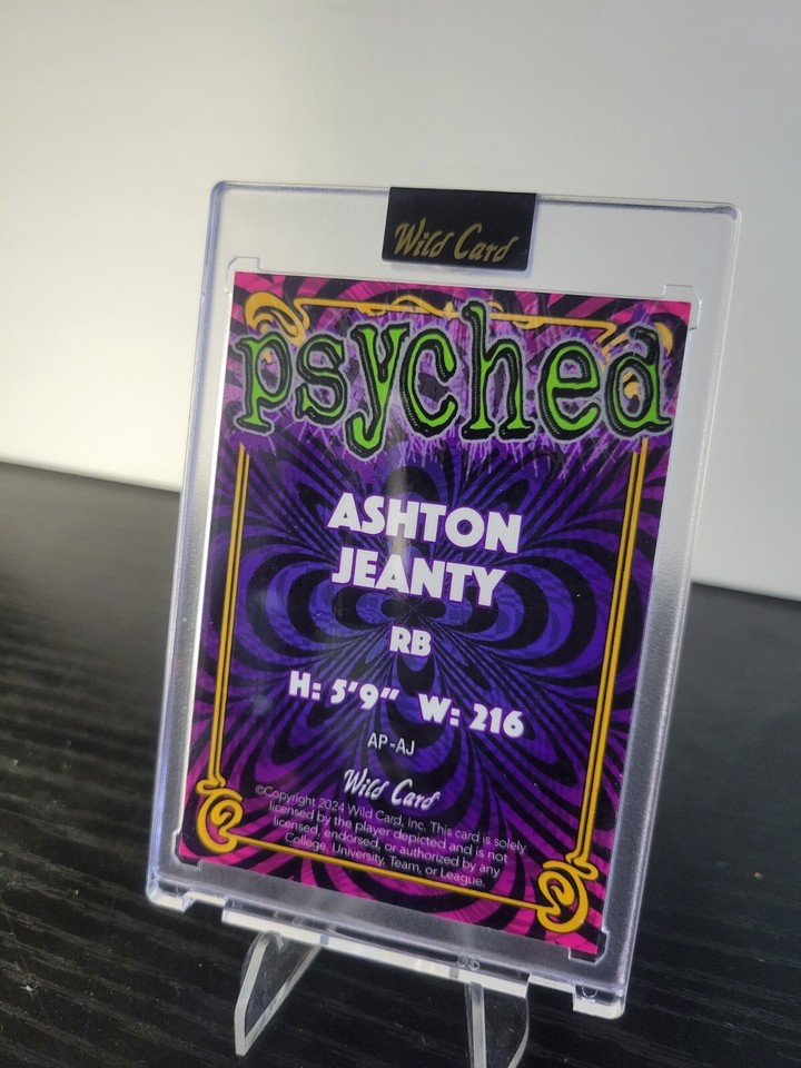 2024 Wild Card Alumination Ashton Jeanty 5/10 AP-AJ Psyched | eBay