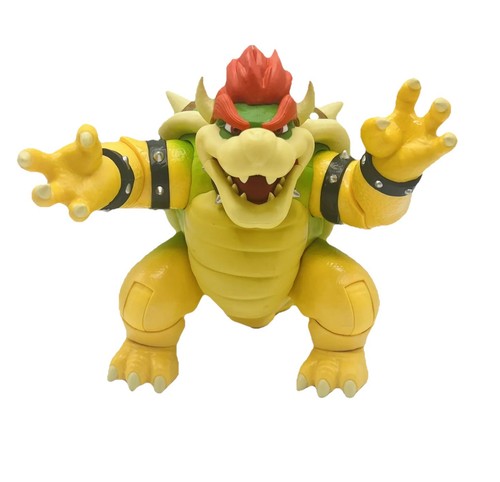 Super Mario Bros Movie Bowser Fire Breathing Figure 7" Jakks Nintendo ...