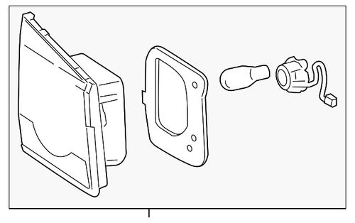 Genuine GM Driver Side Tail Lamp 95389371 | eBay