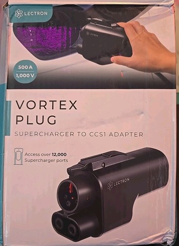 Lectron Tesla Supercharger (NACS) to CCS Adapter 500A 1000V Vortex Plug ...