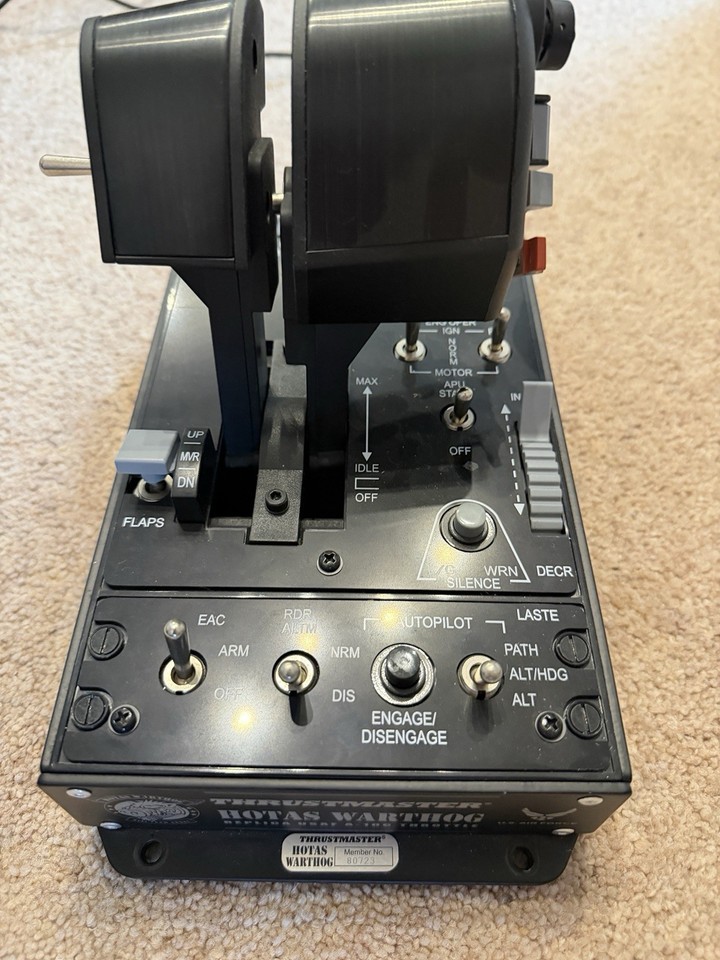 Thrustmaster Hotas Warthog Dual Throttle System USB for PC ...