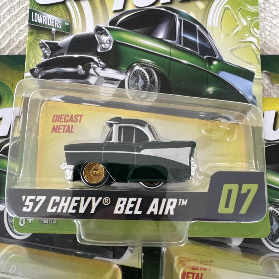 CAR TUNED Walgreens Green 57 Chevy Bel Air Gold Wheel Series 3 Lot of 3 ...