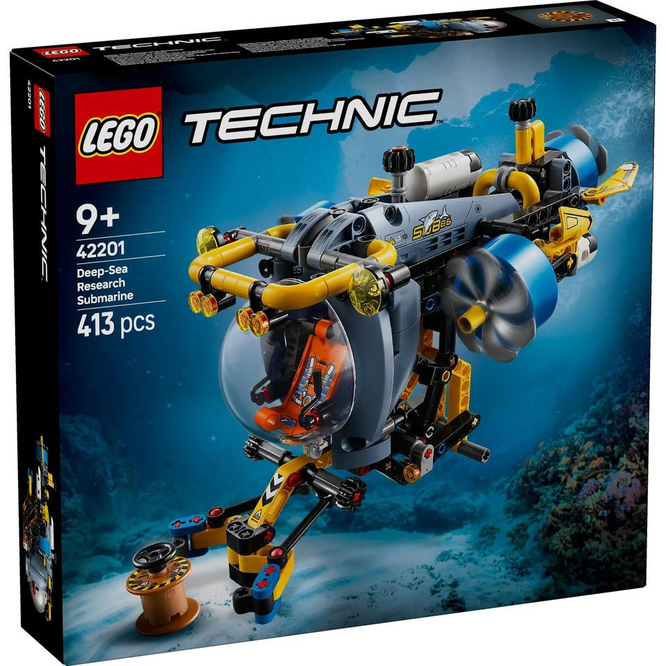 LEGO Technic Deep Sea Research Submarine Toy Birthday Present Block ...