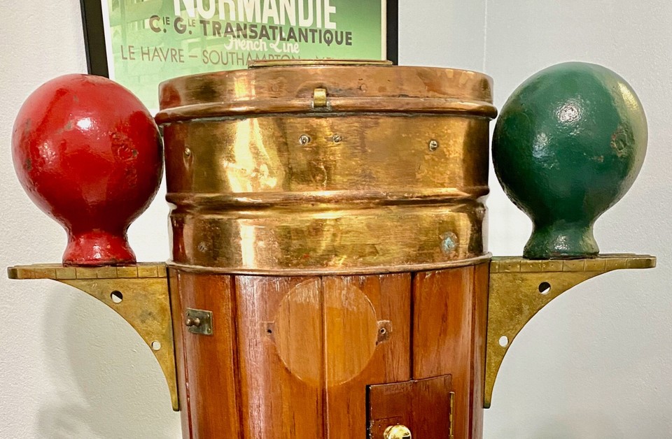 Christie & Wilson Antique Scottish Nautical Binnacle Ship Compass ...