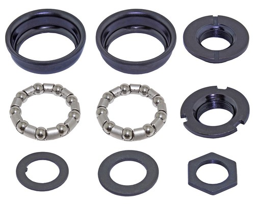 Bottom Bracket Set Black For 1/Piece Crank 5/16x9 BMX Cruiser Bike ...