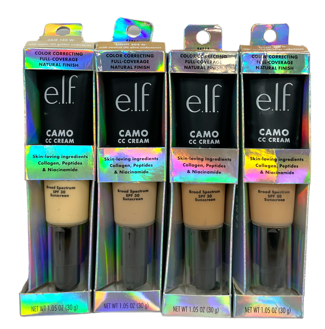 ELF Camo CC Cream Color-Correcting Full-Coverage (1.05oz / 30g) YOU ...