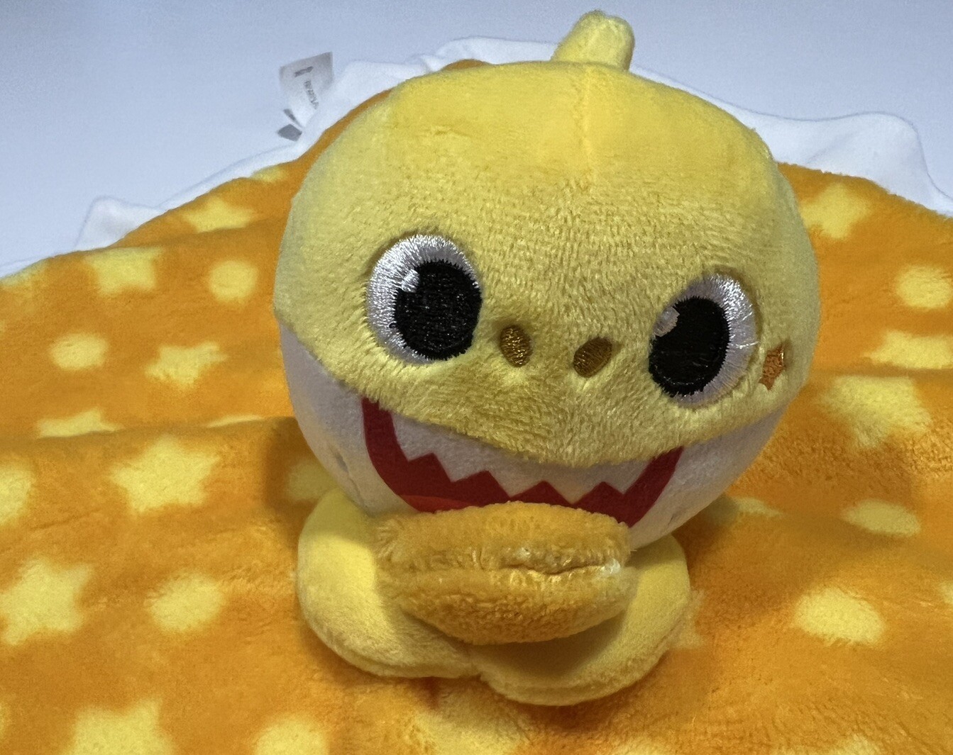 Baby Shark Pink Fong Stuffed Animal Lovey Lovie Security Blanket Toy ...