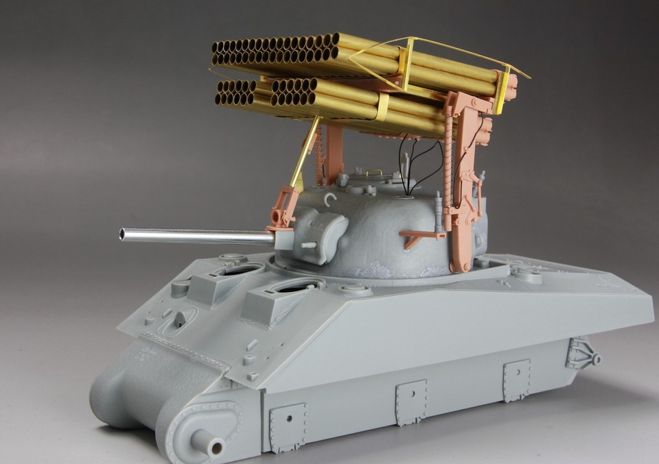 1/35 M4 Sherman Rocket Launcher T34 Calliope w/ M8 Rocket Conversion ...