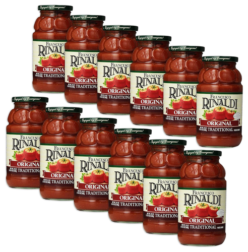 Francesco Rinaldi Original Traditional Pasta Sauce 24 oz Pack of 12 ...