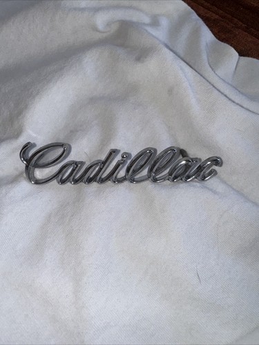 1970's Cadillac Emblem Logo Badge Nameplate Script OEM GM Part Number ...